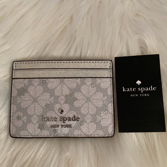 kate spade | Accessories | Kate Spade Spade Flower Star Card Case In ...